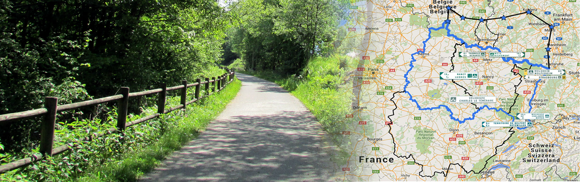 LorVélo: voie verte - piste cyclable - balades à vélo - promenades en ...